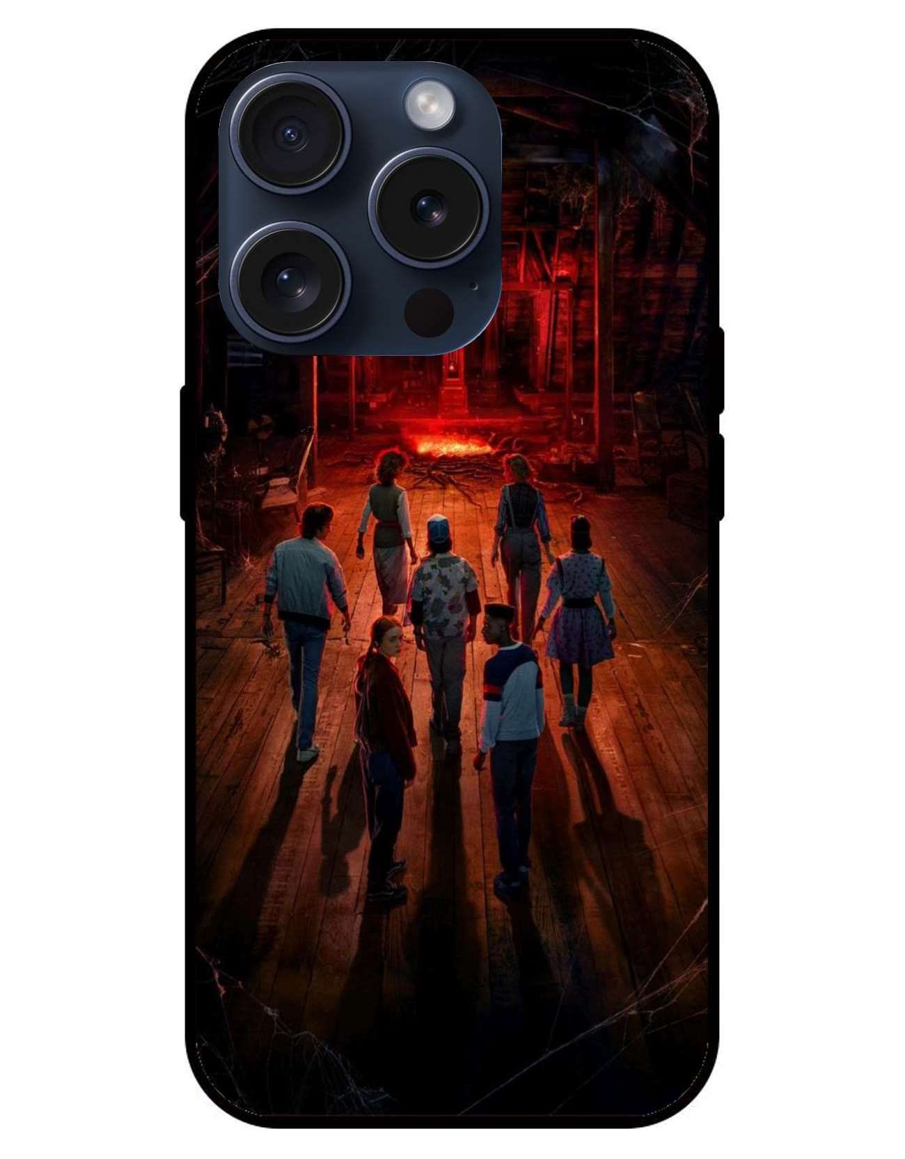 Stranger Things Original Glass Glossy Finish Back Cover – Covers Buy