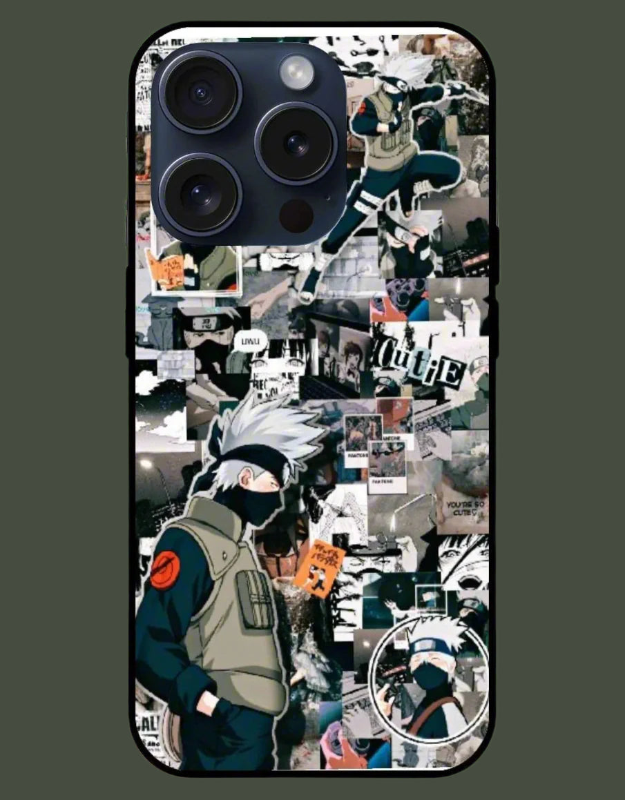 Kakashi Hatake Original Glass Glossy Finish Back Cover – Covers Buy